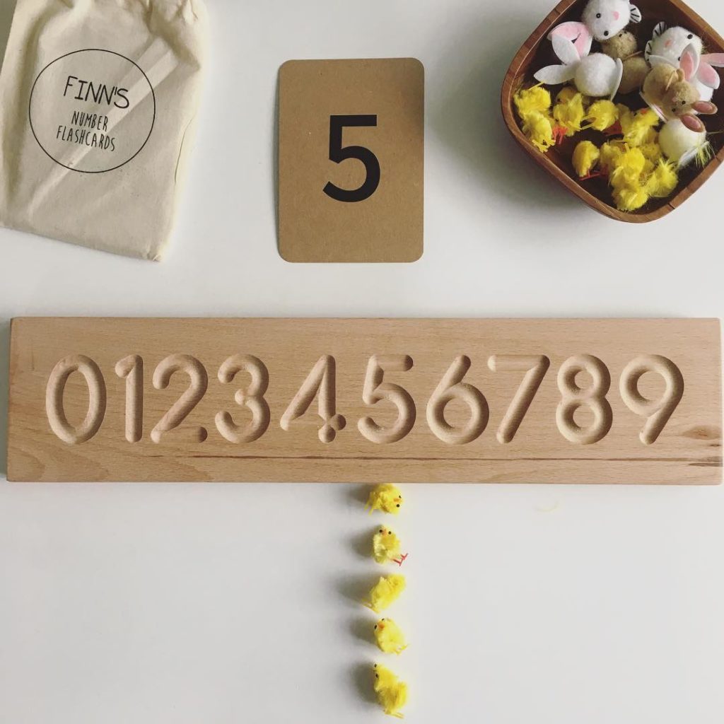 Wooden Number Tracing Board | Montessori | Independent Living