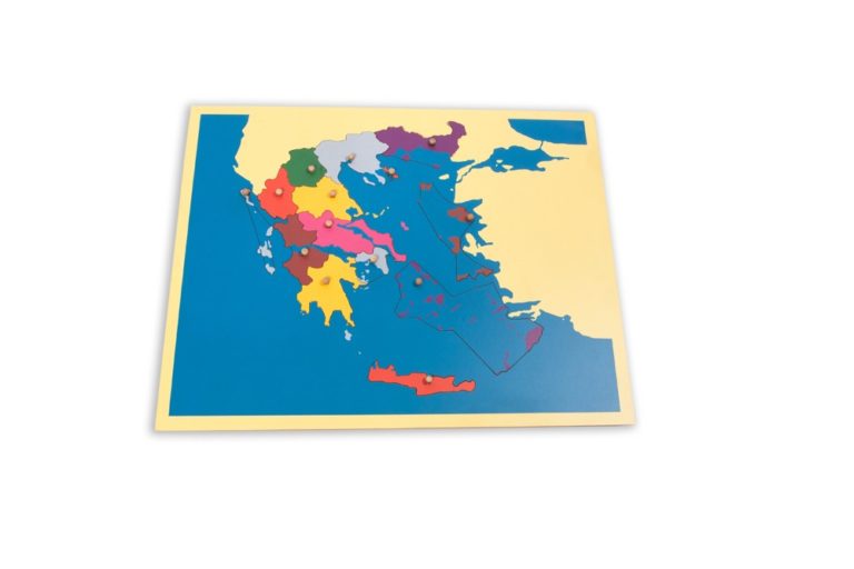 Greece Puzzle Map | Montessori | Independent Living